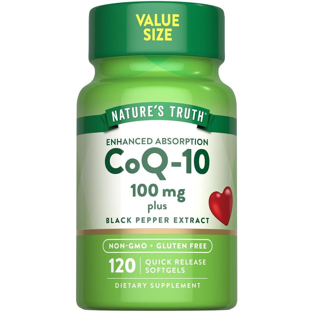Nature's Truth CoQ10 softgels for energy