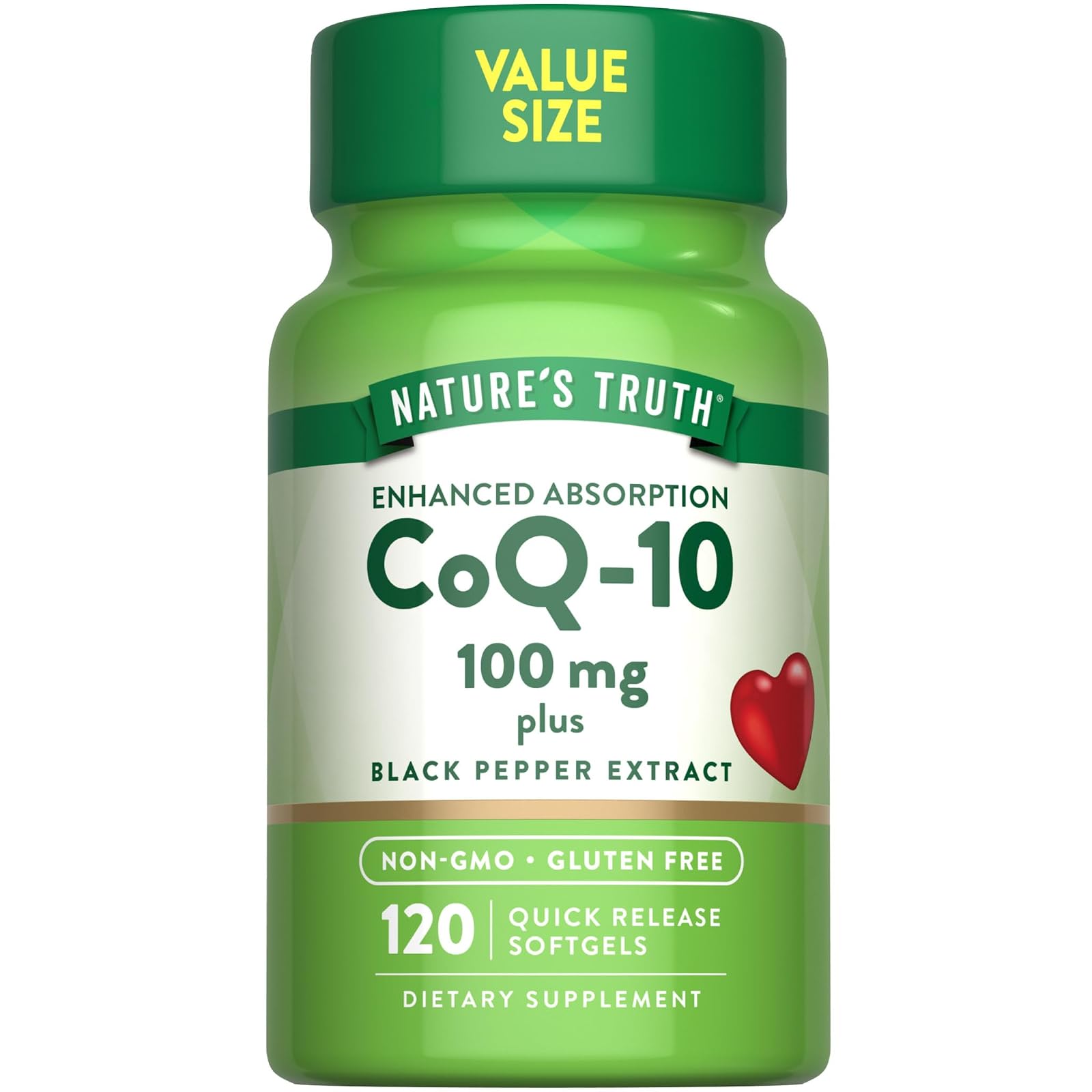 Nature's Truth CoQ10 softgels for energy