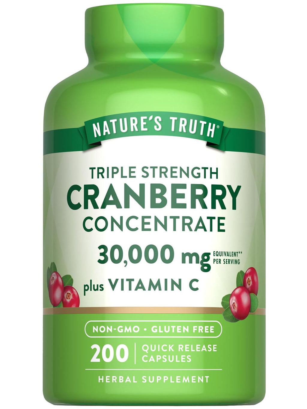 Nature's Truth cranberry concentrate capsules