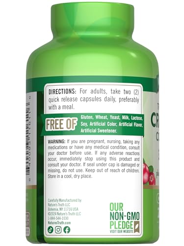 Nature's Truth cranberry for overall health