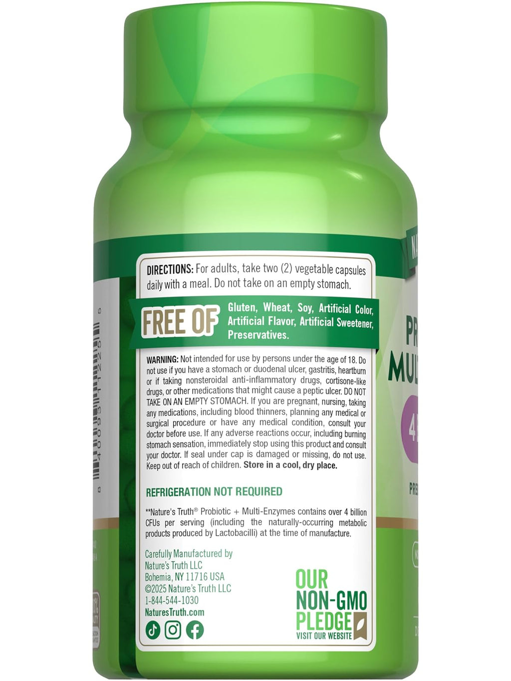 Nature's Truth digestive support capsules