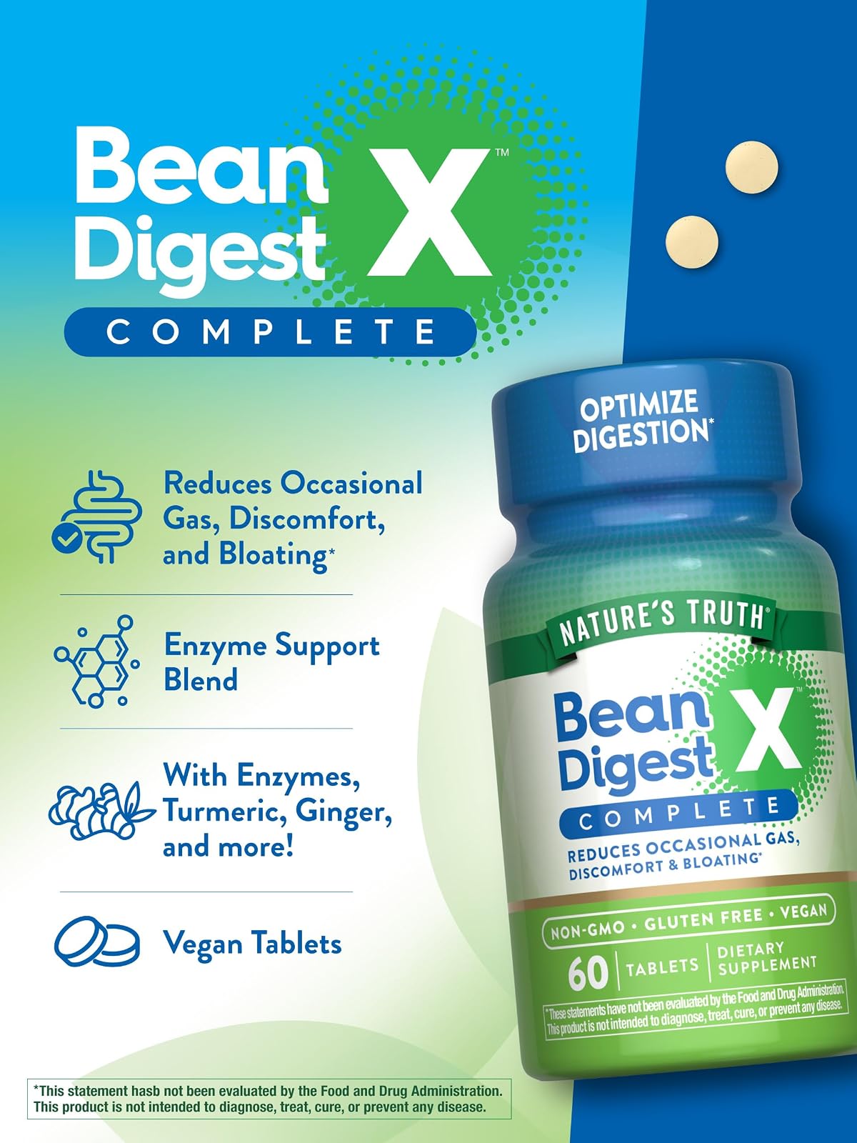 Nature's Truth digestive support for everyday wellness