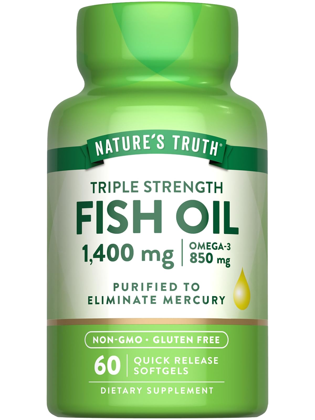 Nature's Truth fish oil softgels