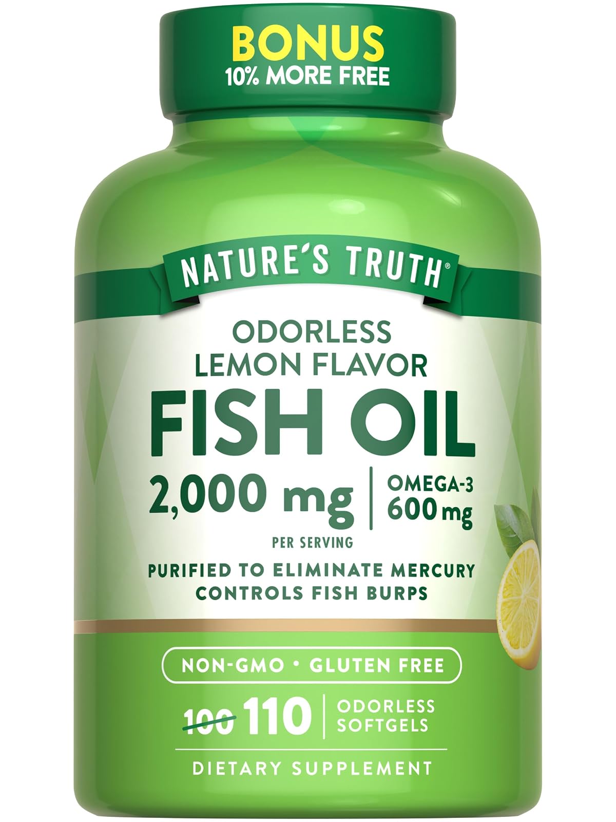 Nature's Truth fish oil softgels