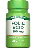 Nature's Truth folic acid tablets