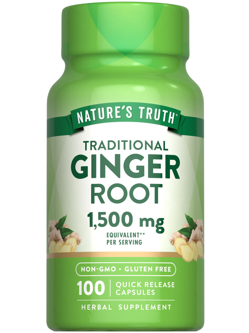 nature's truth ginger root capsules