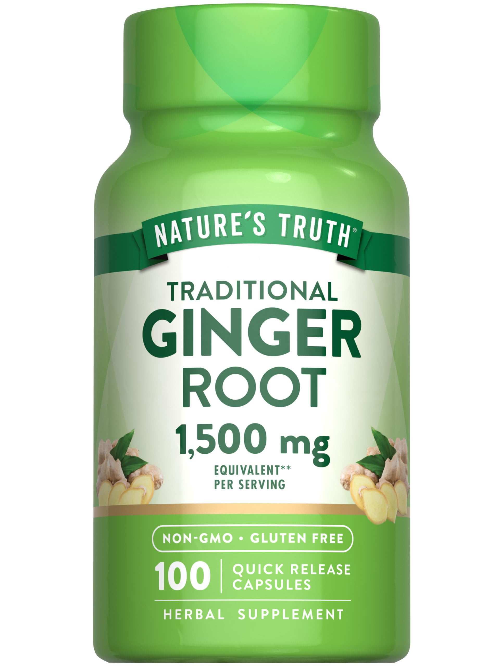 nature's truth ginger root capsules