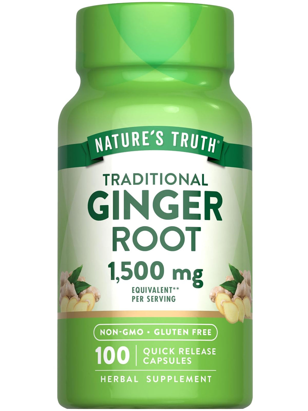 Nature's Truth ginger root extract capsules