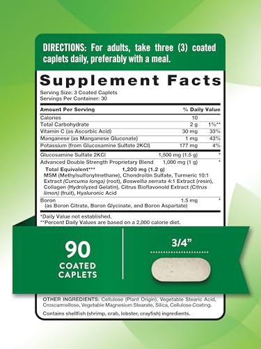 Nature's Truth glucosamine caplets