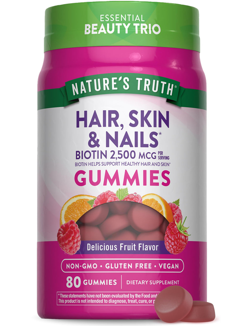 Nature's Truth hair gummies for beauty