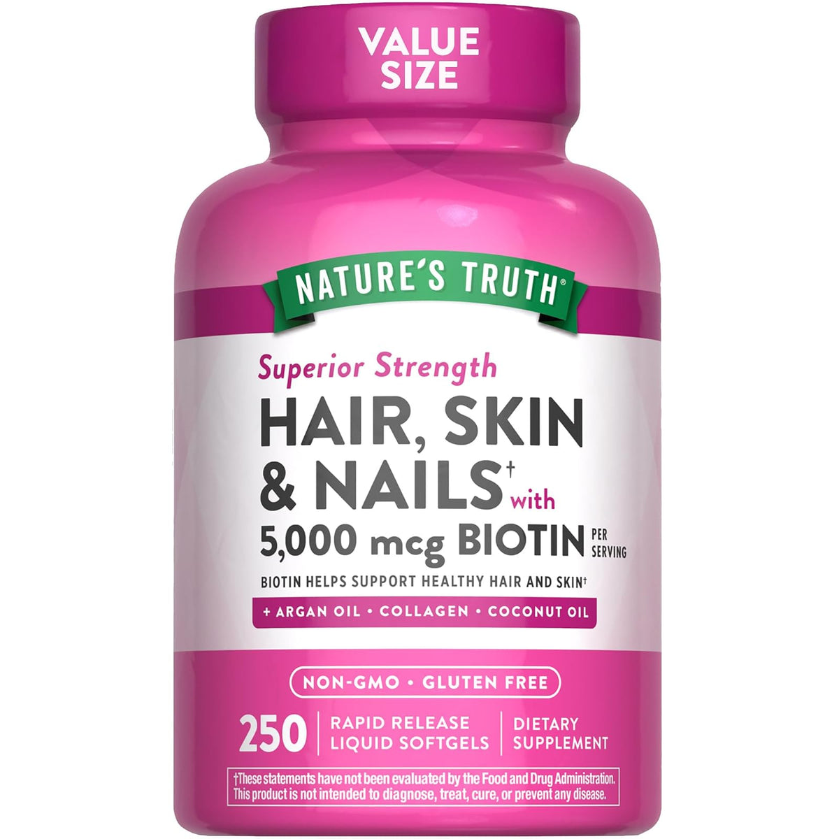 Nature's Truth hair skin & nails supplement