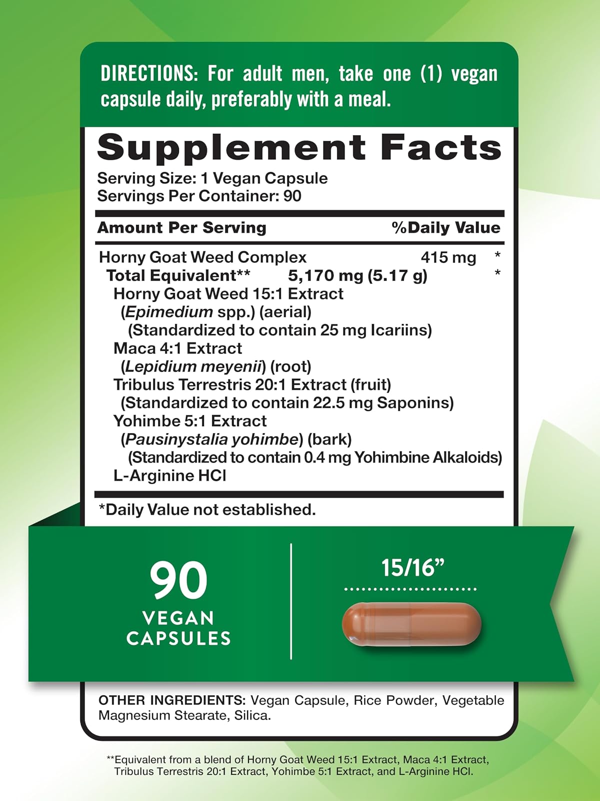 Nature's Truth horny goat weed capsules