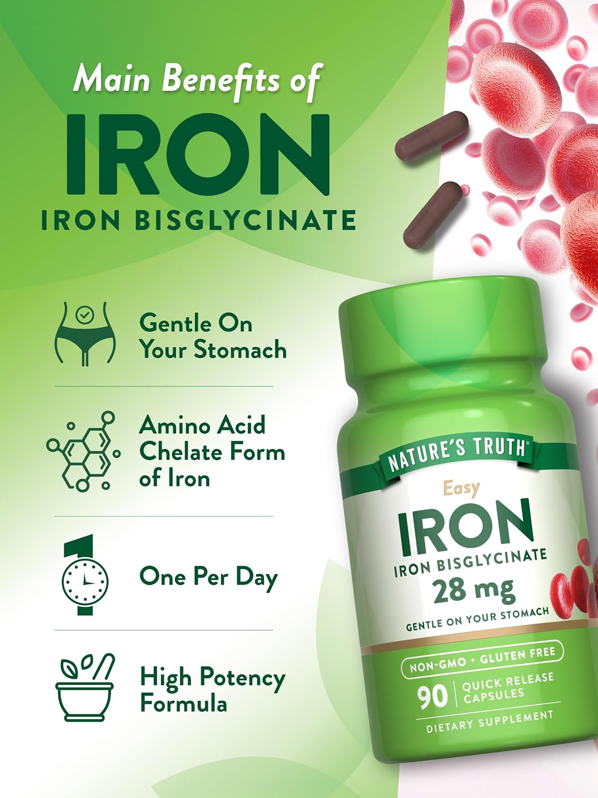 Nature's Truth iron for healthy blood