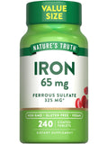 Nature's Truth iron supplement tablets
