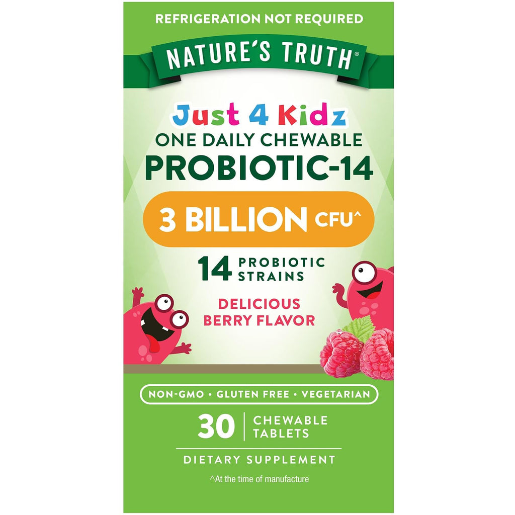 Nature's Truth kids probiotic tablets