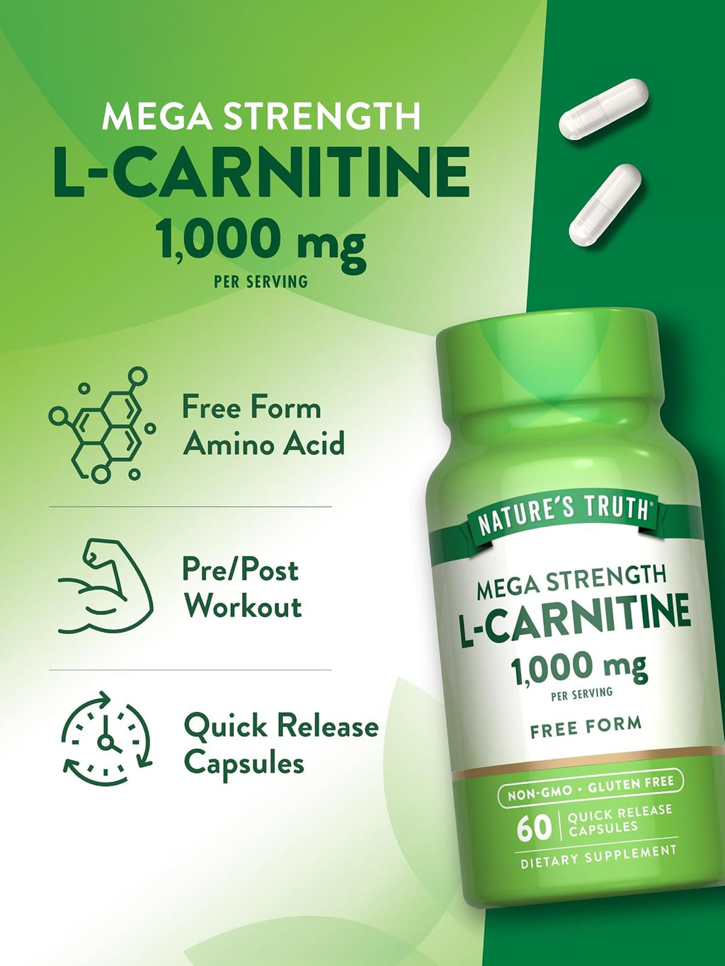 nature's truth l-carnitine benefits