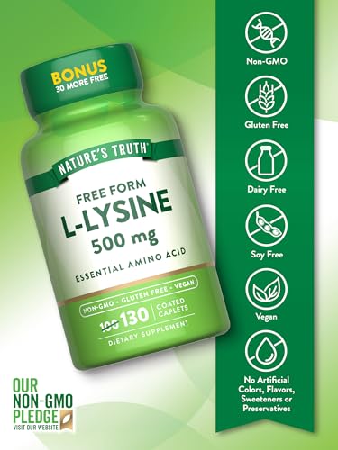 Nature's Truth l-lysine 500 mg caplets