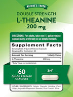 nature's truth l-theanine benefits