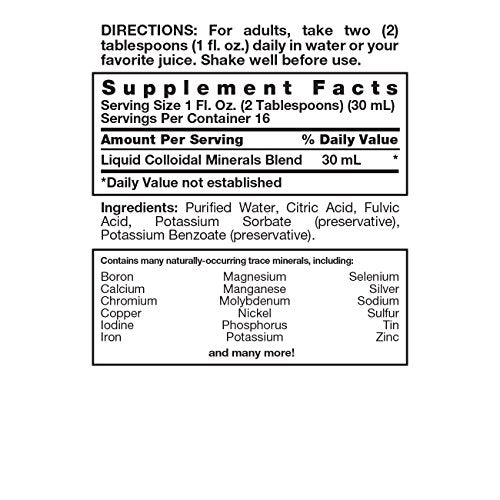 Nature's Truth liquid minerals benefits