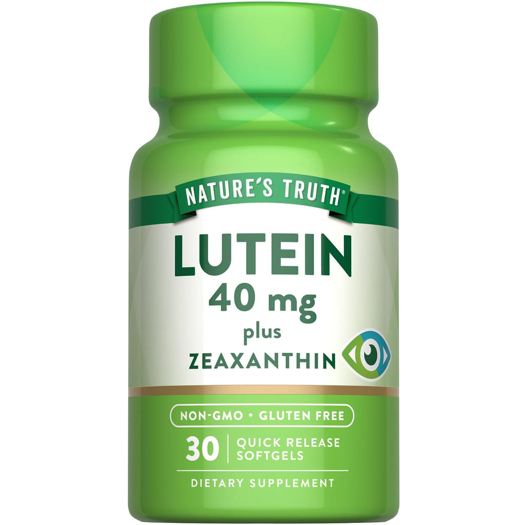 Nature's Truth Lutein softgels for eye health