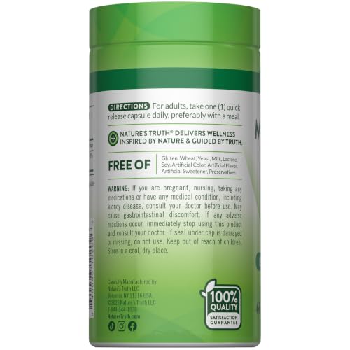Nature's Truth magnesium for active lifestyle