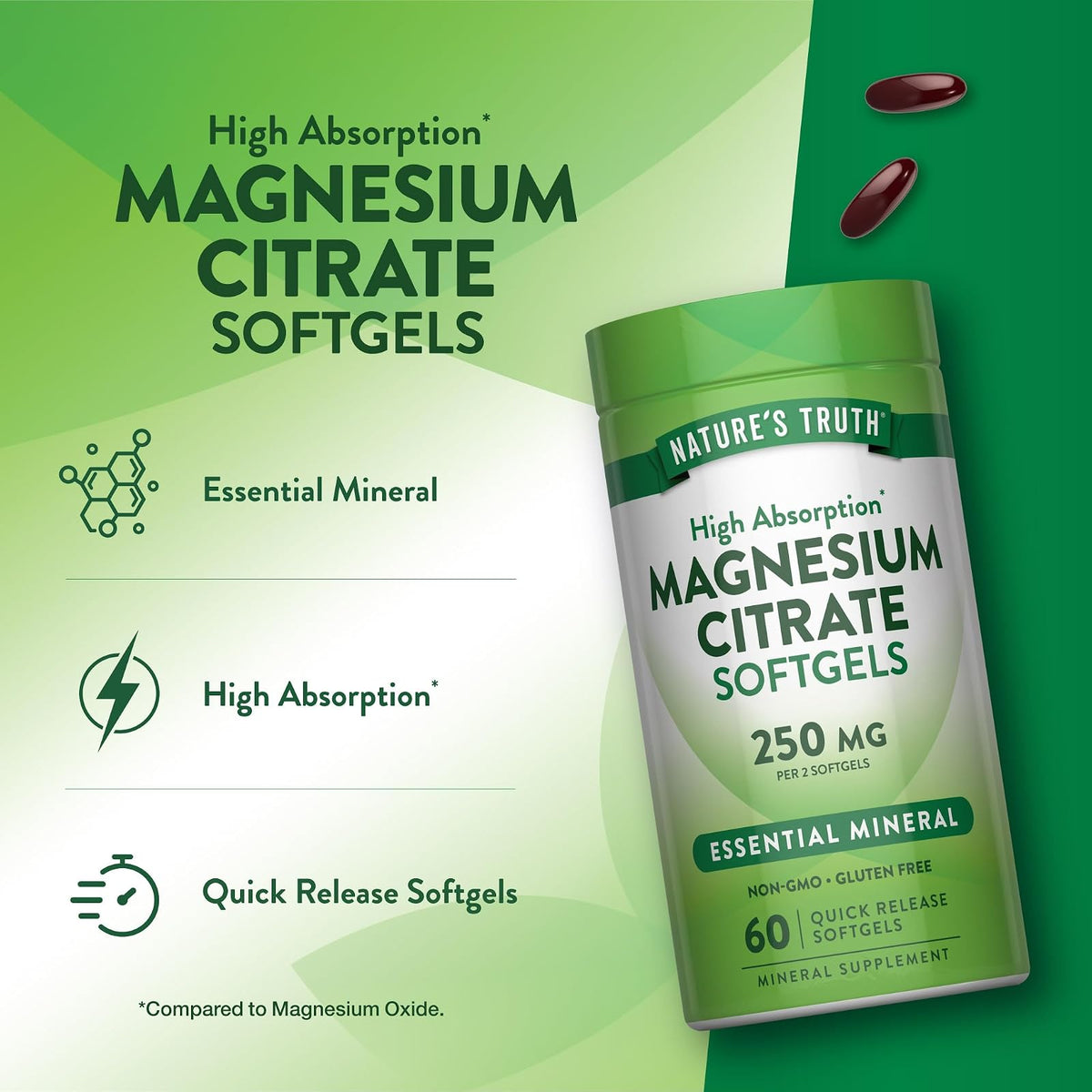 Nature's Truth magnesium for daily wellness