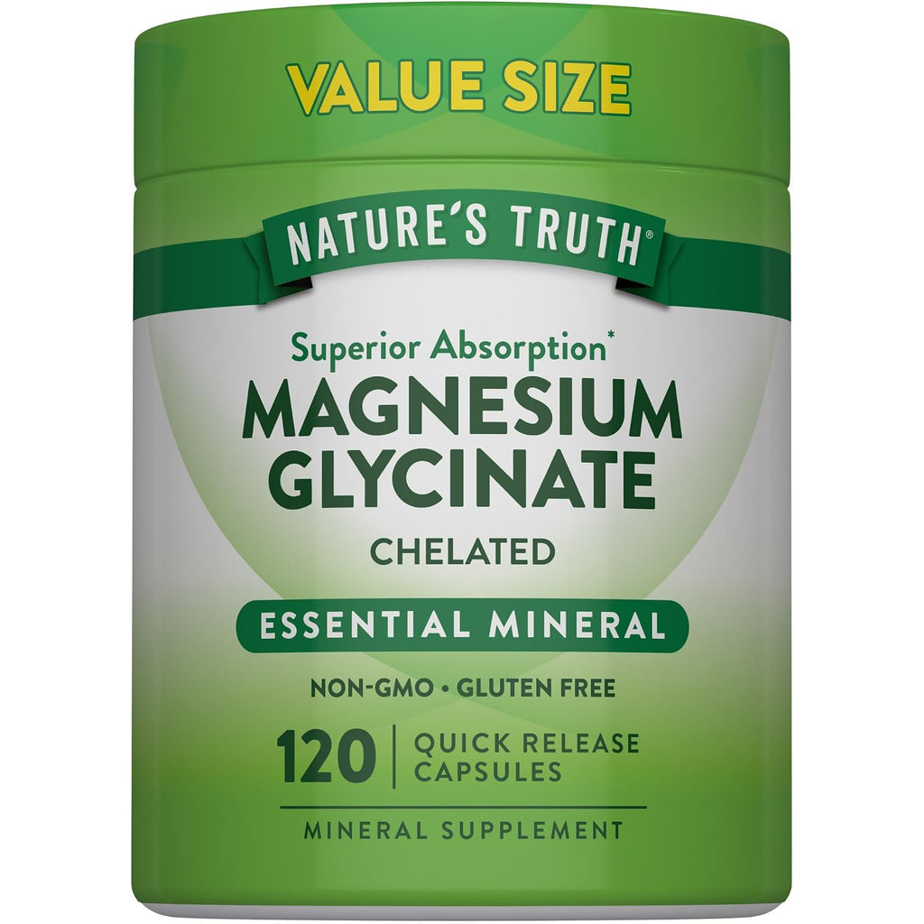Nature's Truth magnesium glycinate capsules