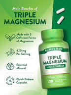 Nature's Truth magnesium oxide for digestion