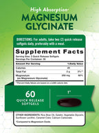 Nature's Truth magnesium softgels benefits