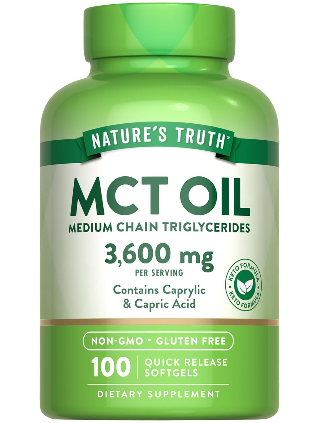Nature's Truth MCT oil benefits