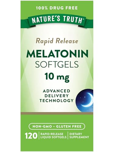 Nature's Truth melatonin liquid softgels