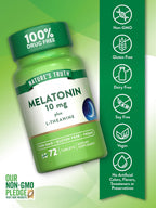 Nature's Truth melatonin supports sleep quality