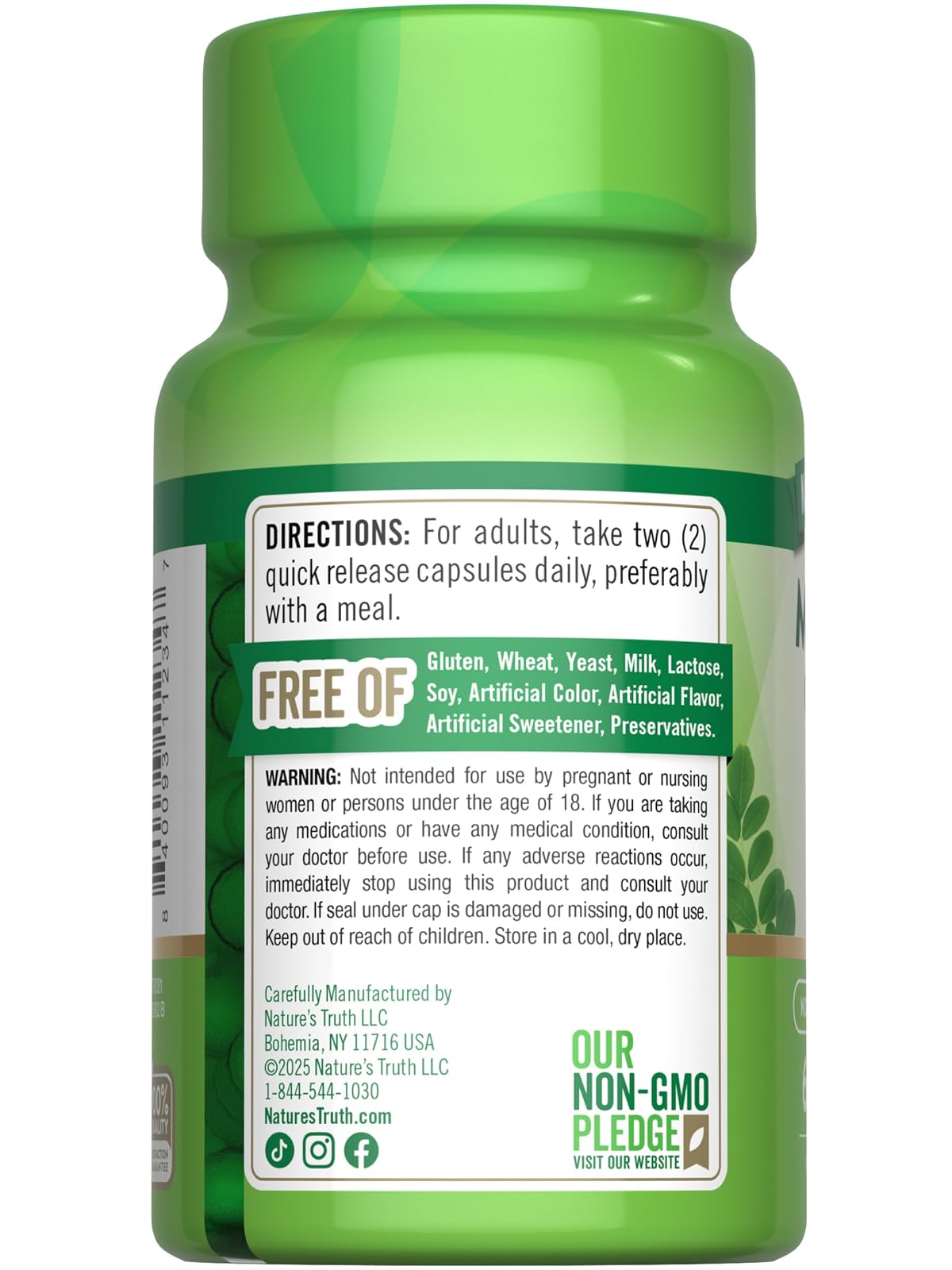 Nature's Truth Moringa for immune health