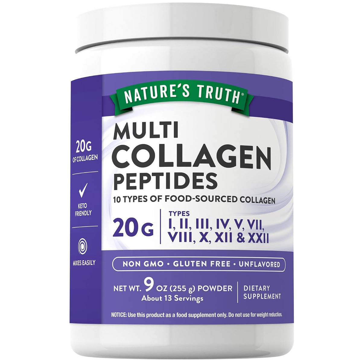 Nature's Truth multi collagen powder benefits