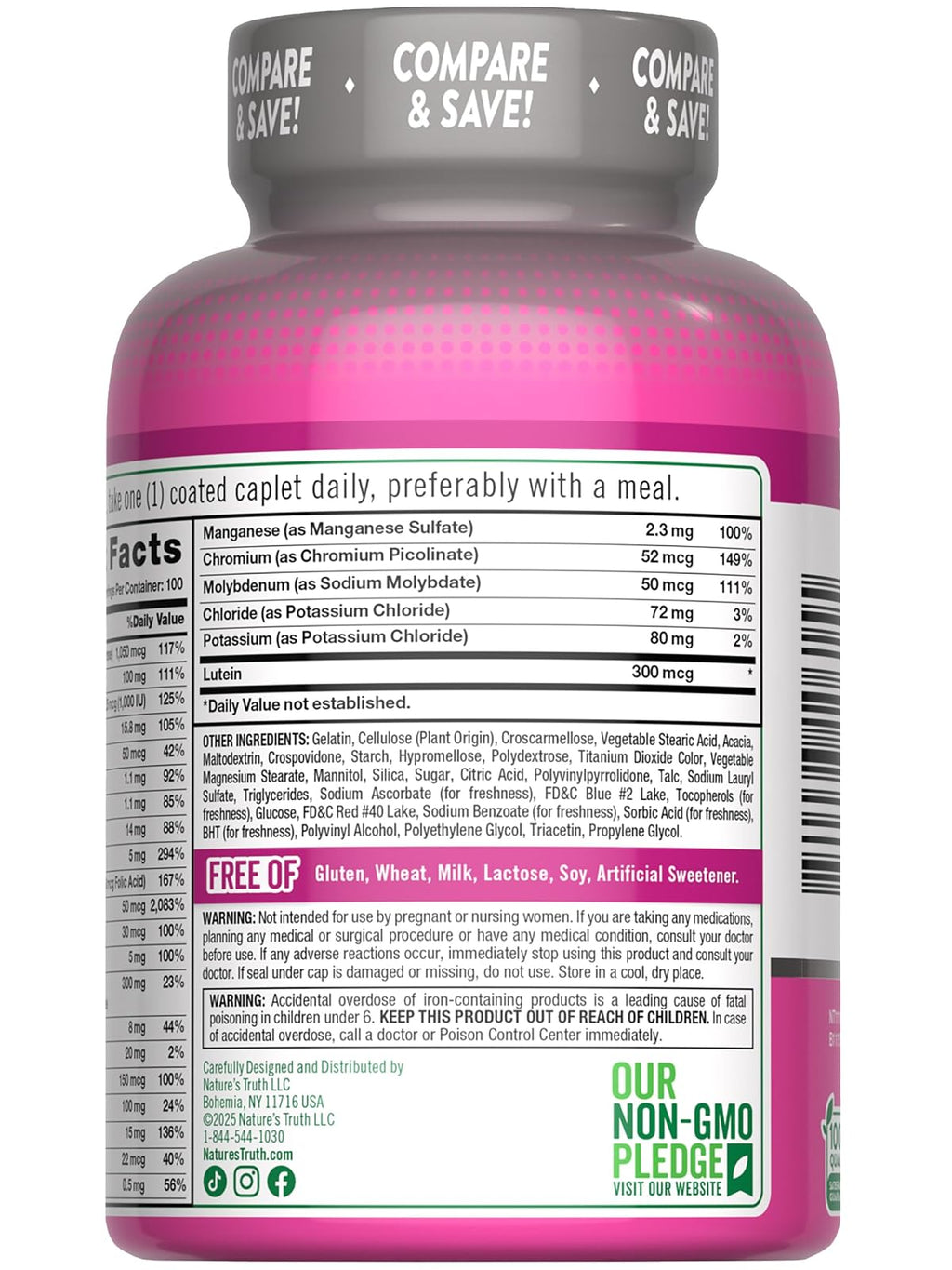 Nature's Truth multivitamin for optimal health