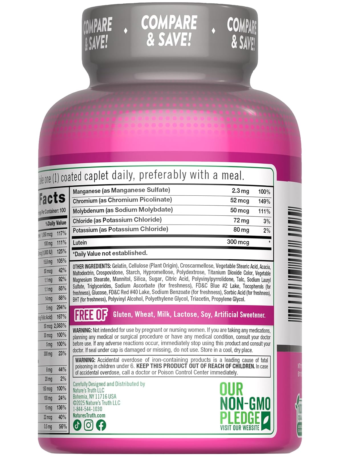 Nature's Truth multivitamin for optimal health