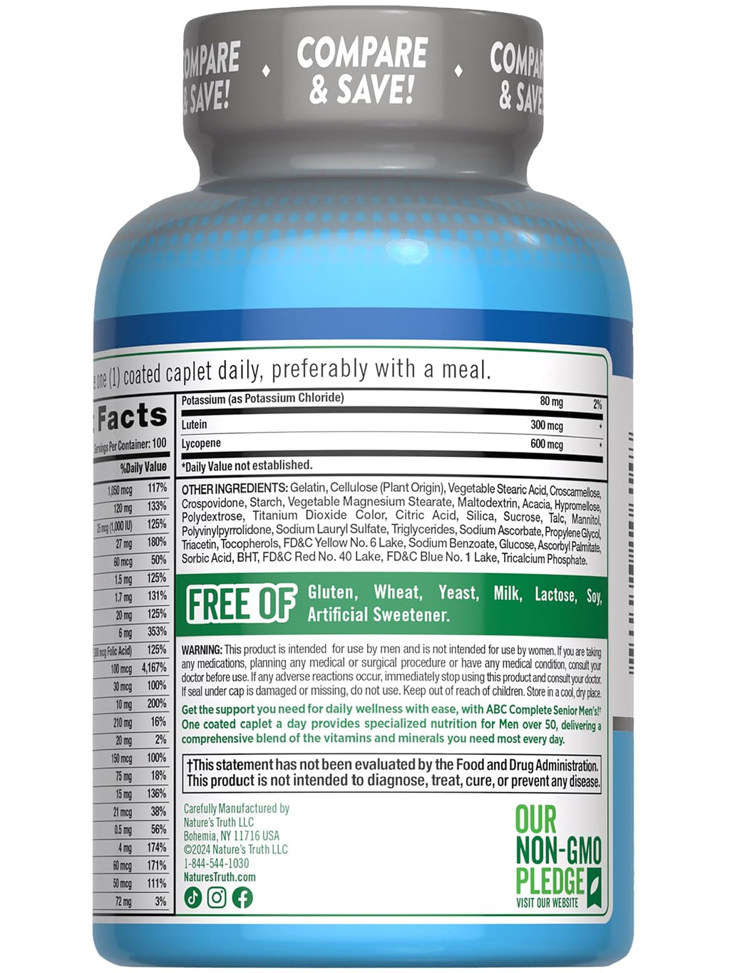 Nature's Truth multivitamin for optimal wellness