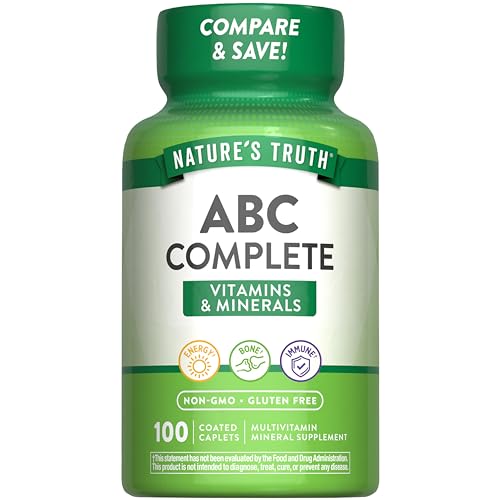 Nature's Truth multivitamins for daily health