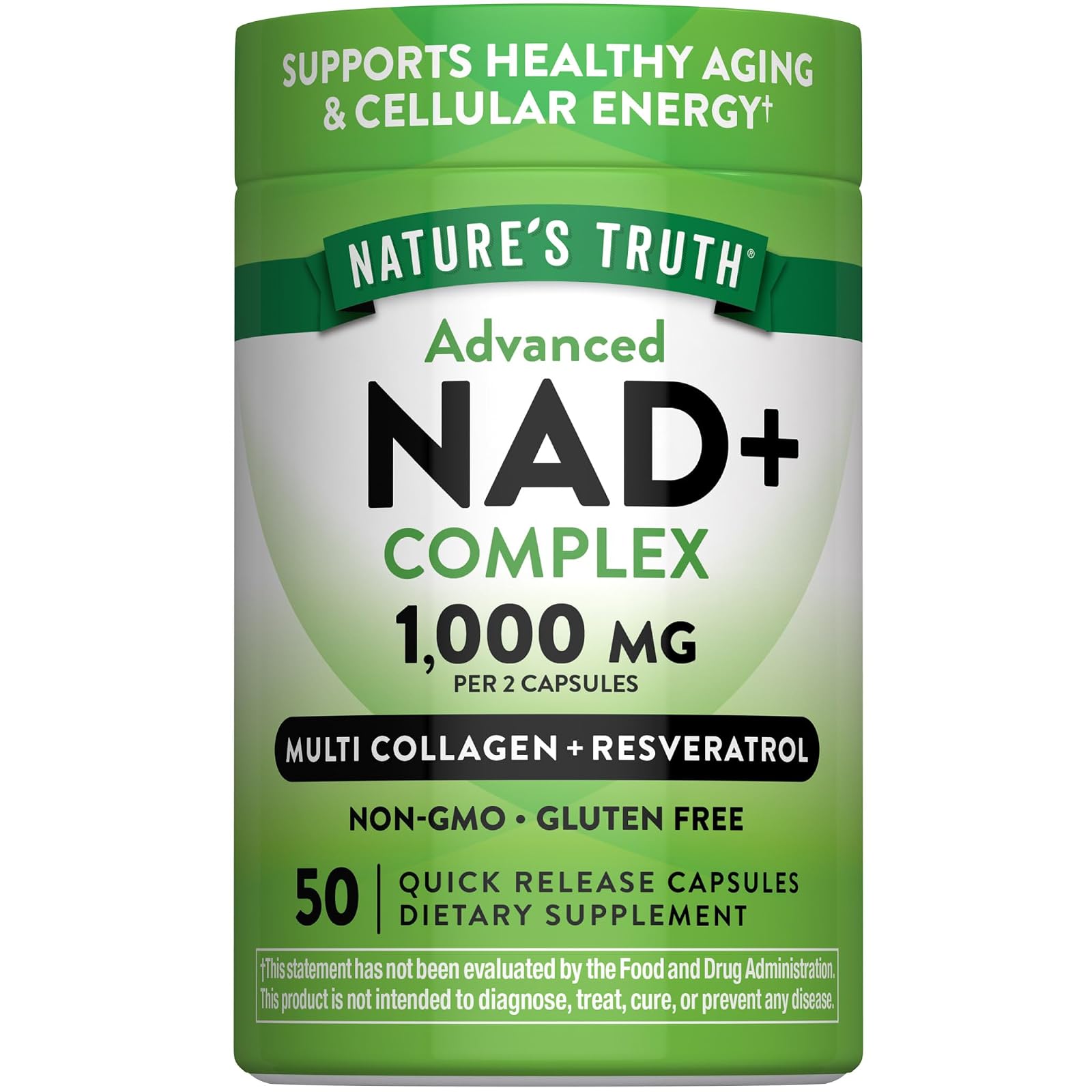 Nature's Truth NAD+ Complex capsules