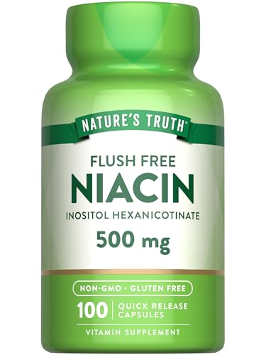 Nature's Truth Niacin 500 mg capsules