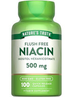 Nature's Truth Niacin 500 mg capsules