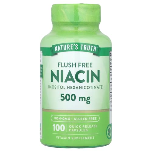 Nature's Truth Niacin 500 mg capsules
