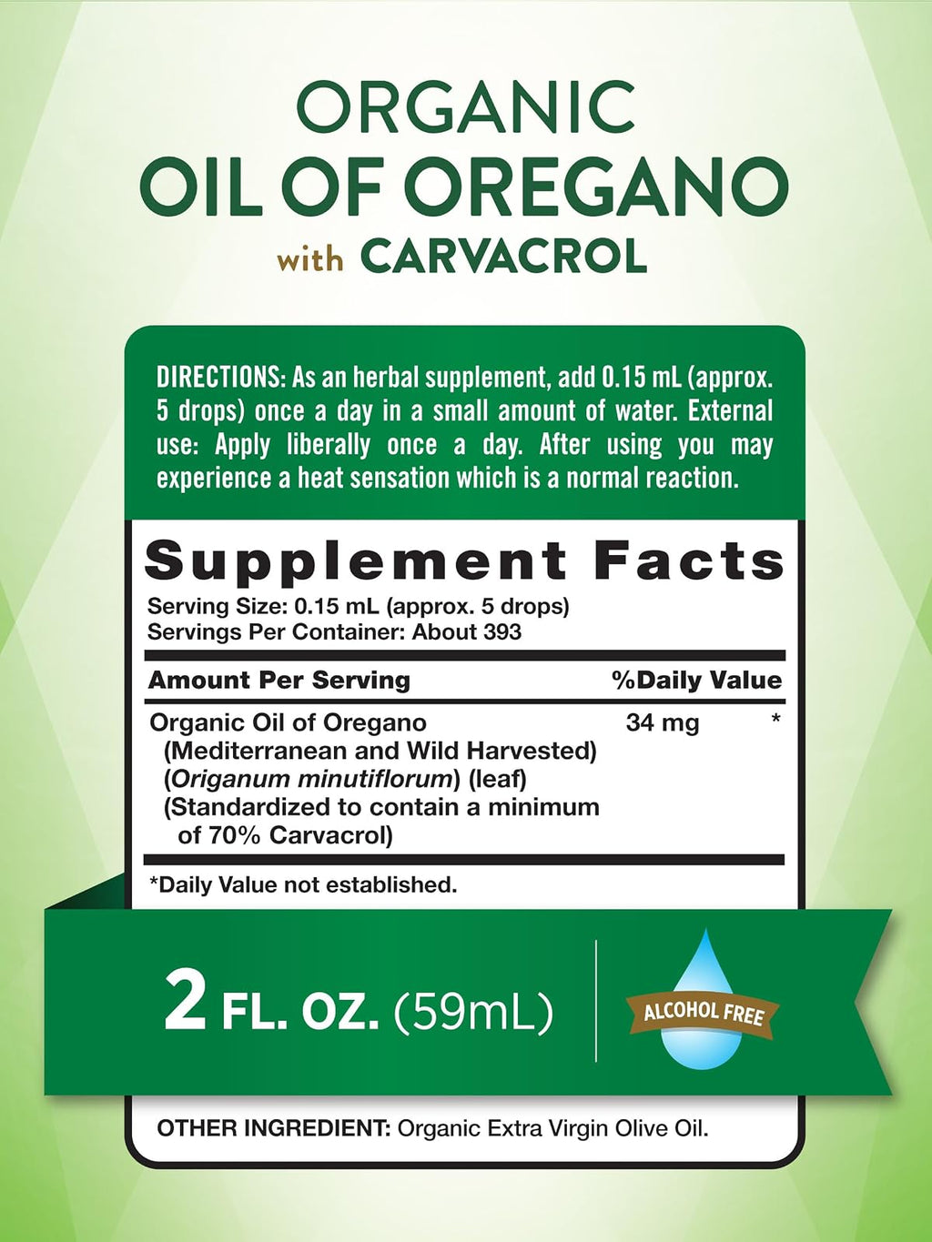 Nature's Truth oil of oregano drops