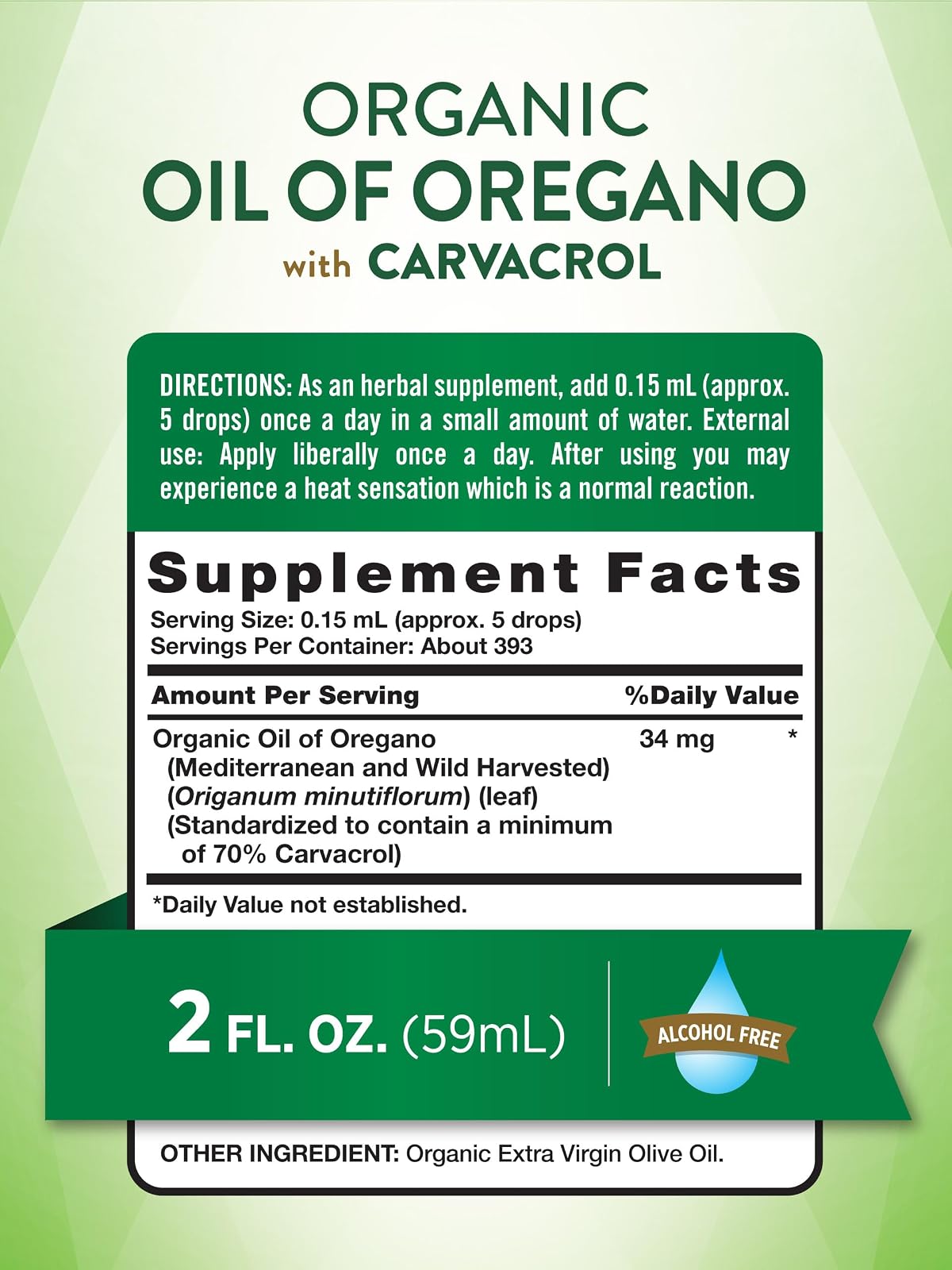Nature's Truth oil of oregano drops