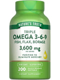 Nature's Truth Omega 3-6-9 softgels