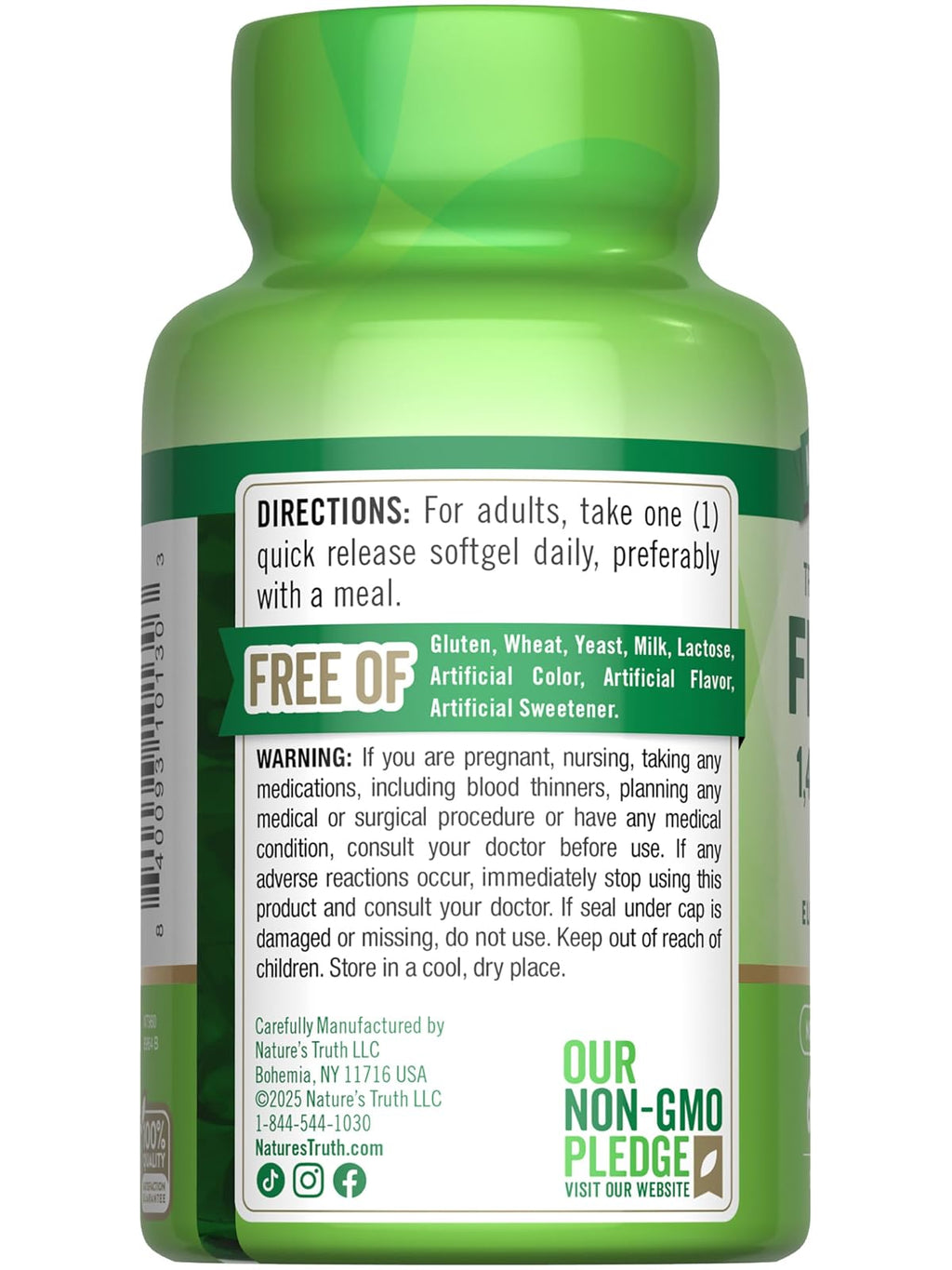 Nature's Truth omega 3 benefits
