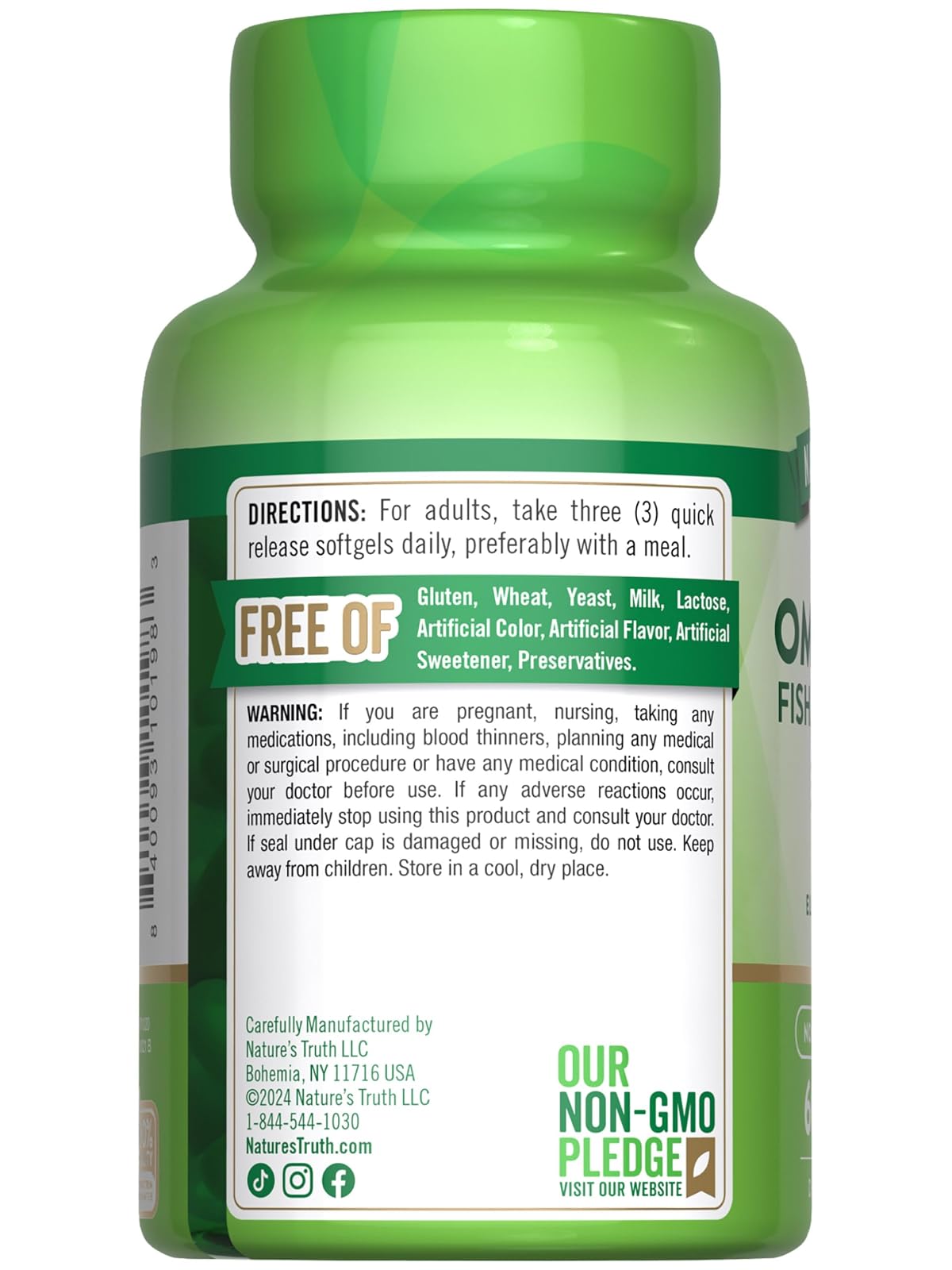 Nature's Truth omega 3 for wellness
