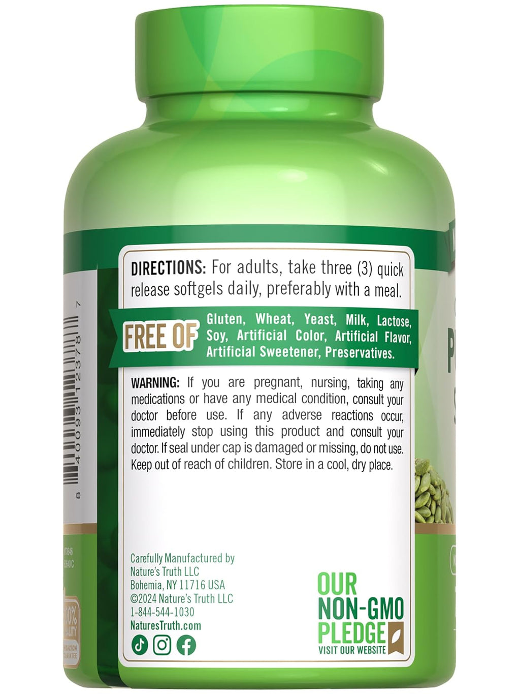 Nature's Truth omega supplement for vitality