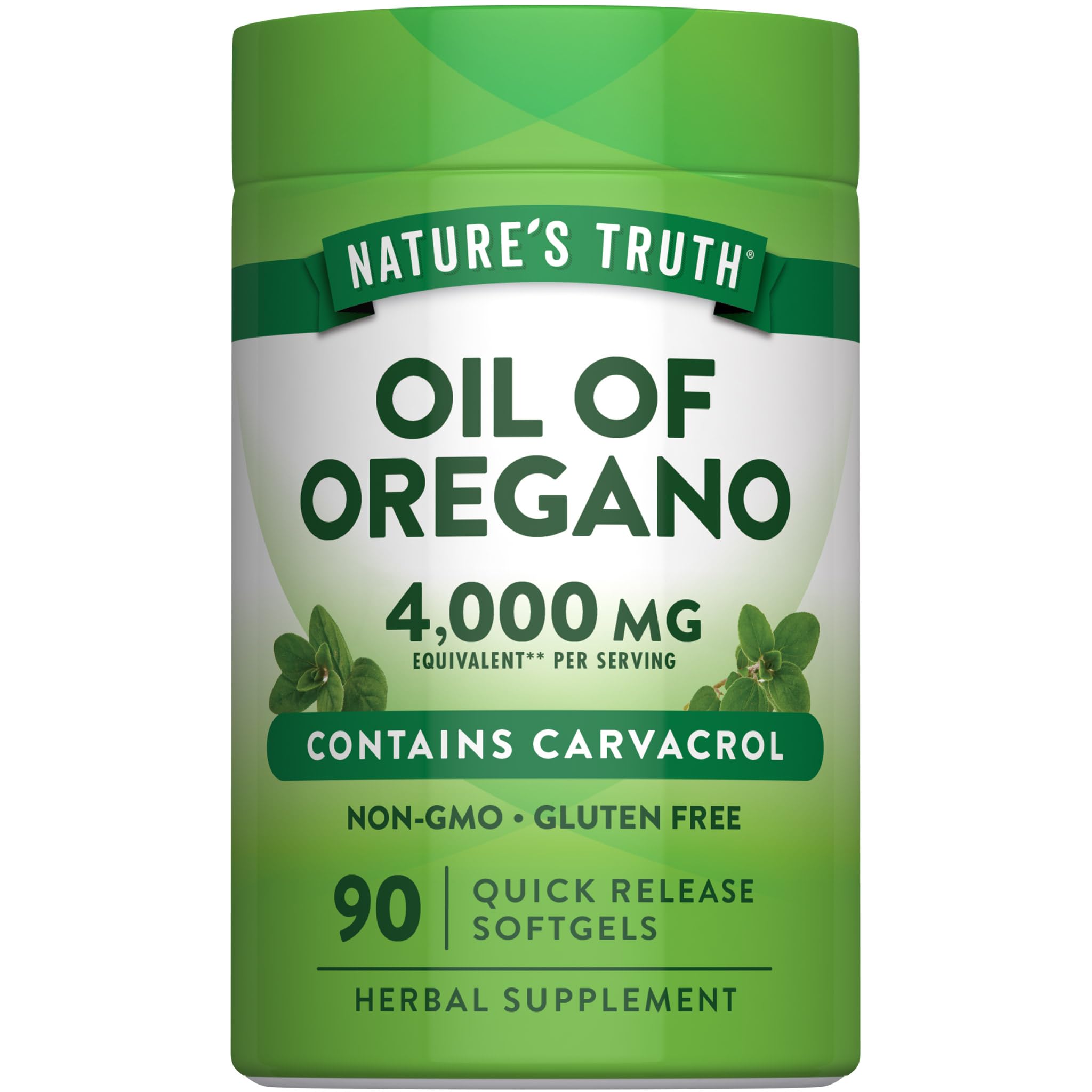 Nature's Truth oregano oil softgels