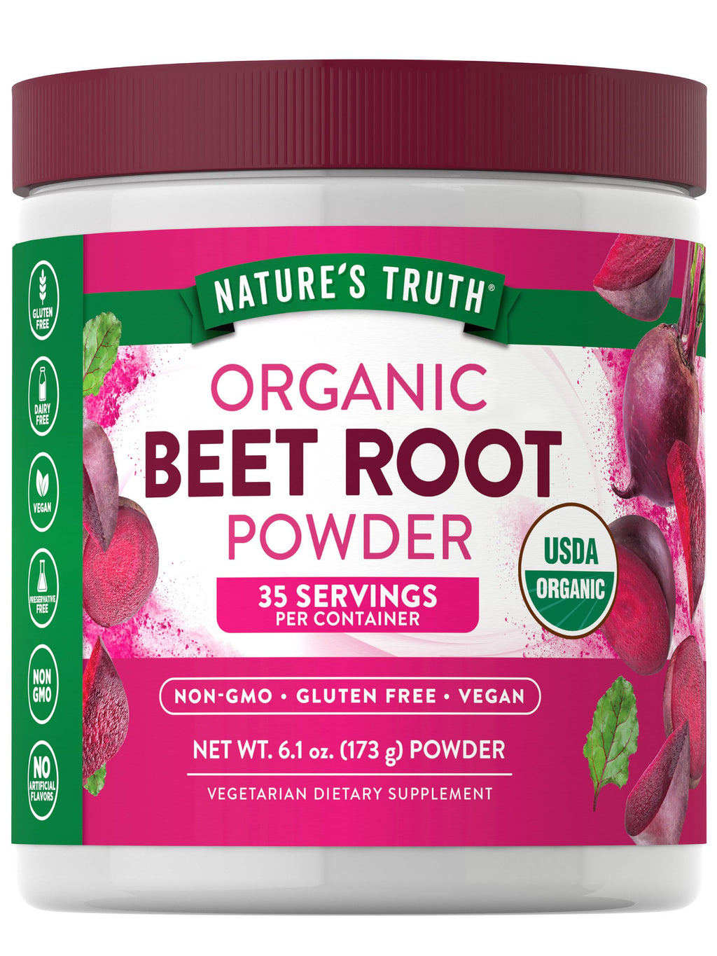 Nature's Truth organic beet root powder